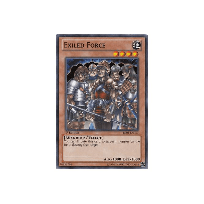 Yu-Gi-Oh! Card SD5-EN010 Exiled Force (Common) | Chaos Cards