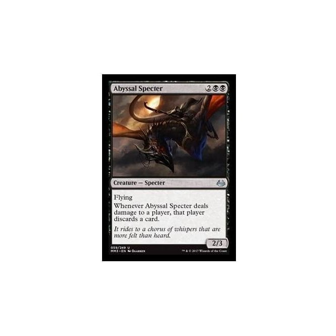 Abyssal Specter : MODERN MASTERS 2017 059/249 - Magic the Gathering ...