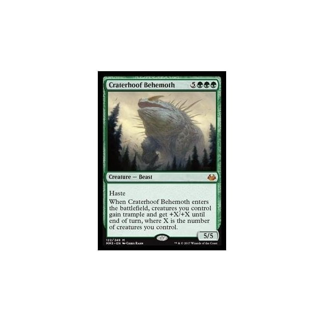 Craterhoof Behemoth : MODERN MASTERS 2017 122/249 - Magic the Gathering ...