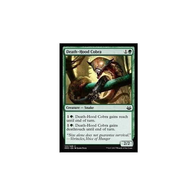 Death-Hood Cobra : MODERN MASTERS 2017 123/249 - Magic the Gathering ...