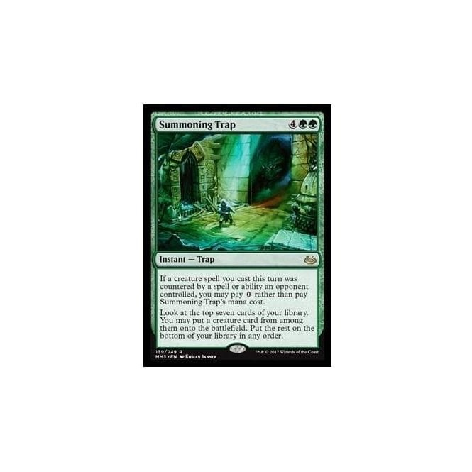 Summoning Trap : MODERN MASTERS 2017 139/249 - Magic the Gathering ...