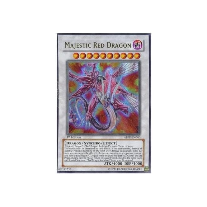 Yu-Gi-Oh! Card ABPF-EN040 Majestic Red Dragon (Ultra Rare) | Chaos Cards