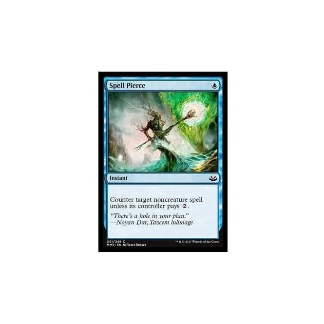 Spell Pierce (FOIL) : MODERN MASTERS 2017 051/249 - Magic the Gathering ...