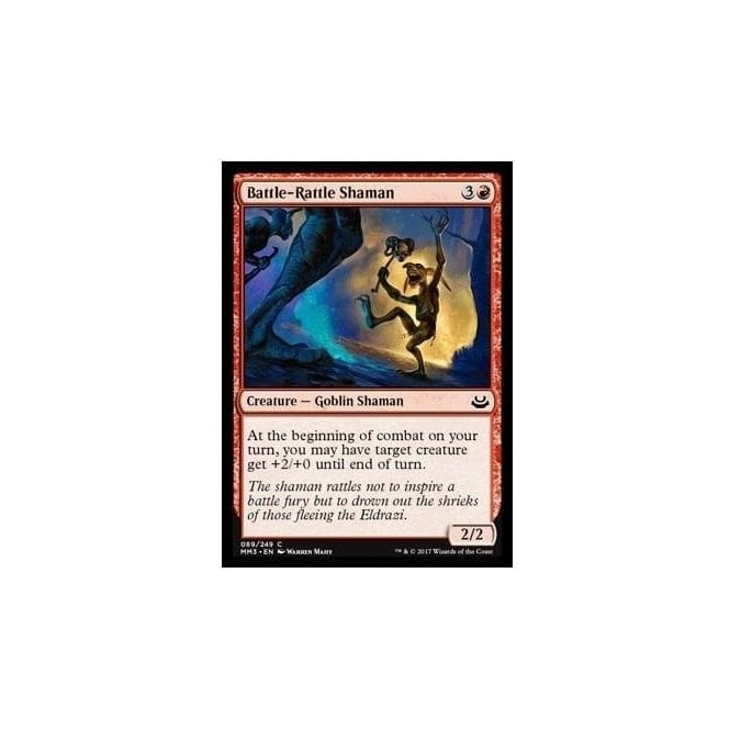 Battle-Rattle Shaman (FOIL) : MODERN MASTERS 2017 089/249 - Magic the ...