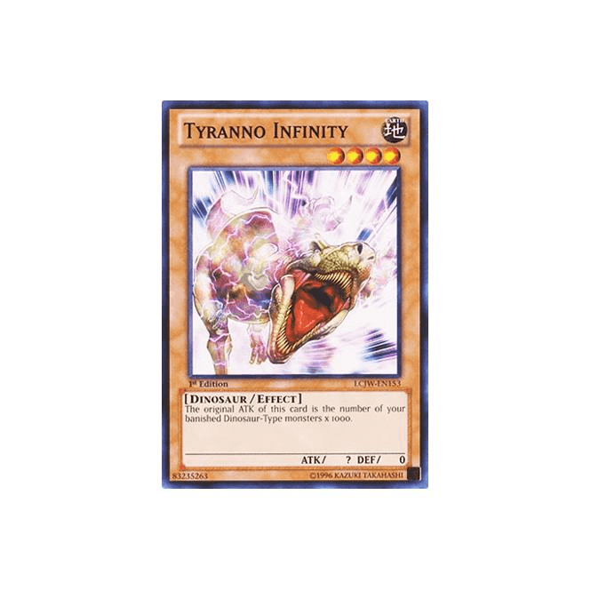 Yu-Gi-Oh! Card LCJW-EN153 Tyranno Infinity (Common) | Chaos Cards