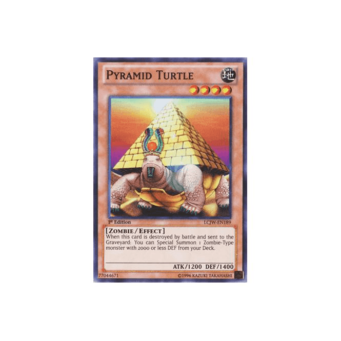 Yu-Gi-Oh! Card LCJW-EN189 Pyramid Turtle (Super Rare) | Chaos Cards