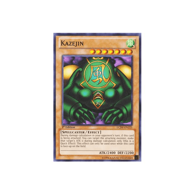 Yu-Gi-Oh! Card LCJW-EN225 Kazejin (Common) | Chaos Cards