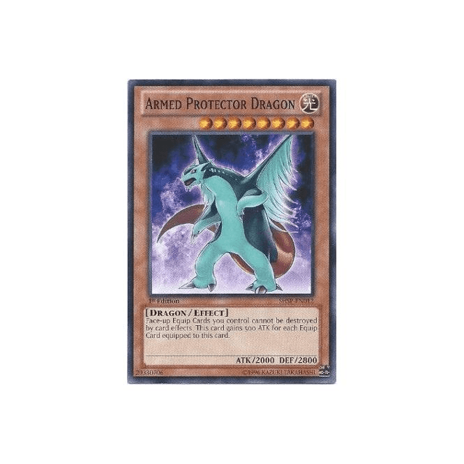 Yu-Gi-Oh! Card SHSP-EN012 Armed Protector Dragon (Common) | Chaos Cards