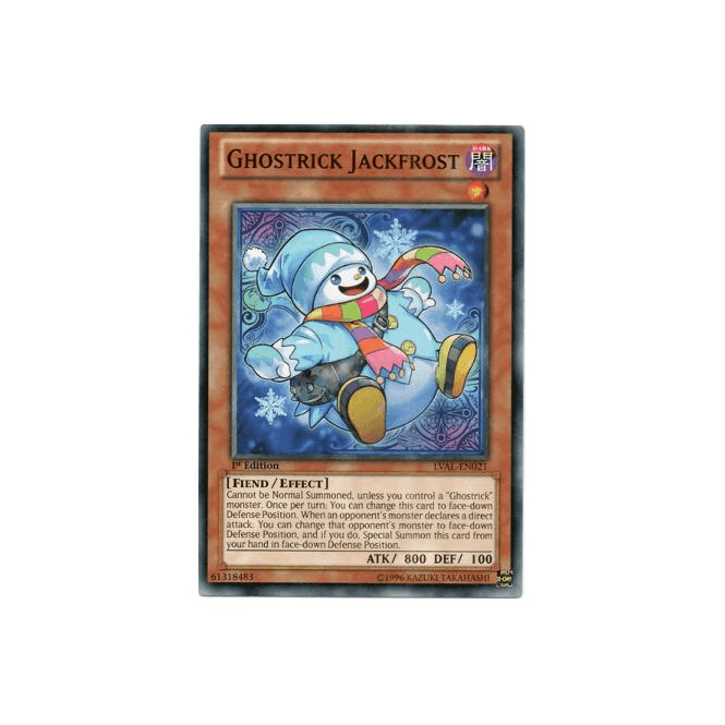 Yu Gi Oh Card Lval En021 Ghostrick Jackfrost Common Chaos Cards
