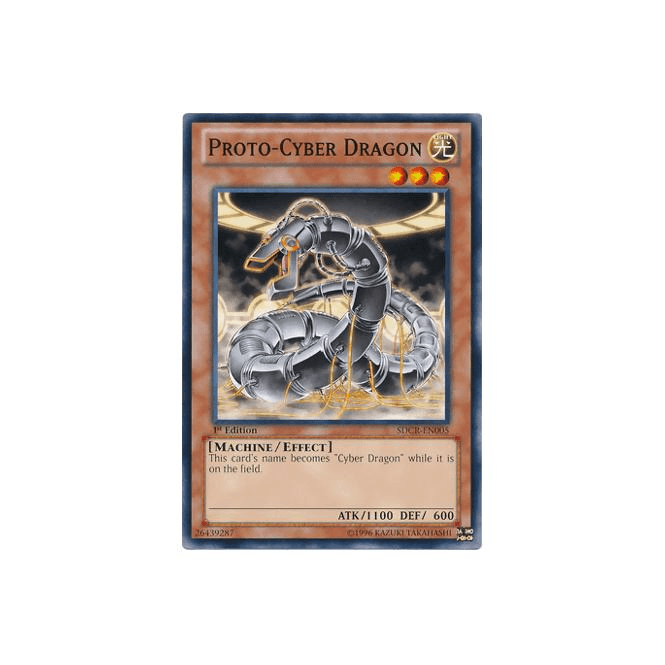 Yu-Gi-Oh! Card SDCR-EN005 Proto-Cyber Dragon (Common) | Chaos Cards