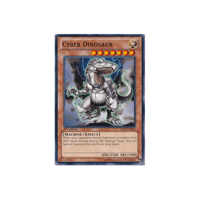 Yu-Gi-Oh! Card SDCR-EN009 Cyber Dinosaur (Common) | Chaos Cards