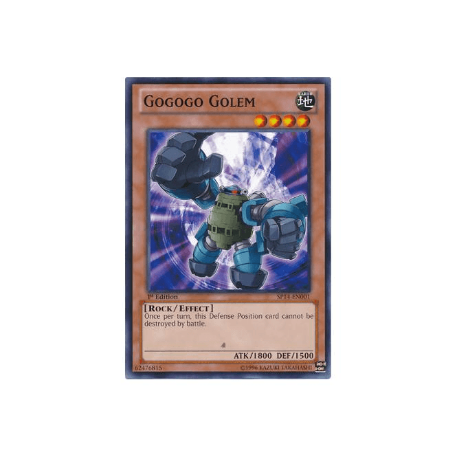 Yu-Gi-Oh! Card SP14-EN001 Gogogo Golem (Common) | Chaos Cards
