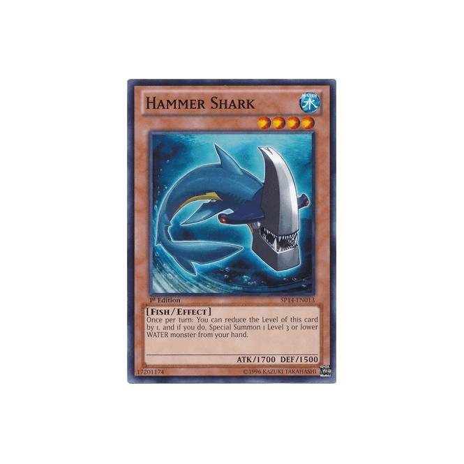 Yu-Gi-Oh! Card SP14-EN013 Hammer Shark (Starfoil Rare) | Chaos Cards