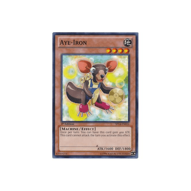 Yu-Gi-Oh! Card SP14-EN016 Aye-Iron (Starfoil Rare) | Chaos Cards