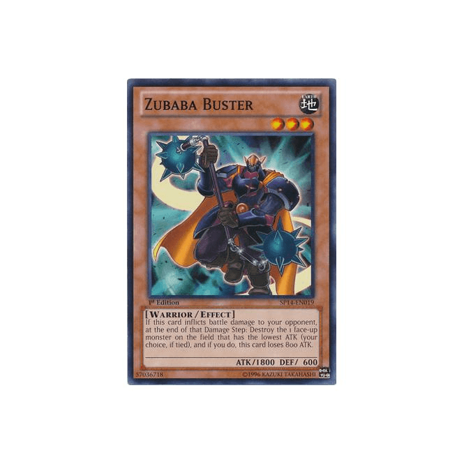 Yu-Gi-Oh! Card SP14-EN019 Zubaba Buster (Starfoil Rare) | Chaos Cards