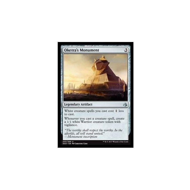 Oketra's Monument : AMONKHET 233/287 - Magic the Gathering Single Card