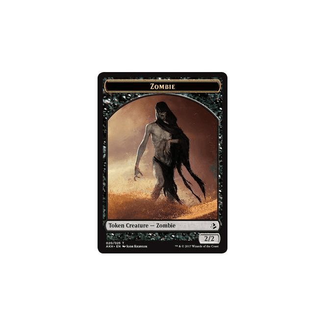 Zombie (TOKEN) : AMONKHET TOKEN 20/287 - Magic the Gathering Single Card