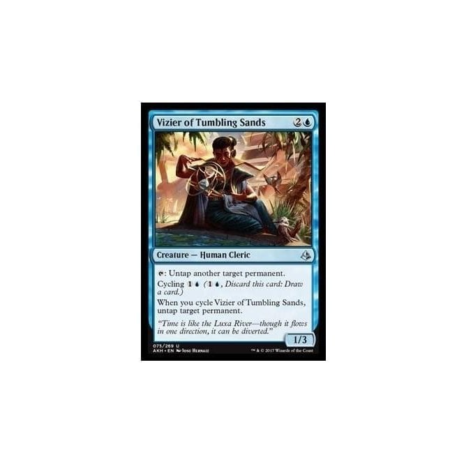 Vizier of Tumbling Sands (FOIL) : AMONKHET 075/287 - Magic the ...