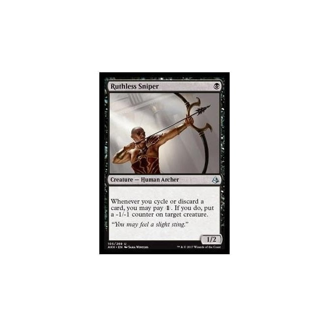 Ruthless Sniper (FOIL) : AMONKHET 105/287 - Magic the Gathering Single Card