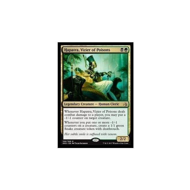 Hapatra, Vizier of Poisons (FOIL) : AMONKHET 199/287 - Magic the ...