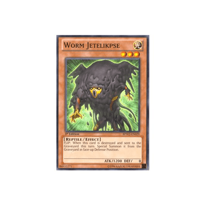 Yu-Gi-Oh! Card WGRT-EN029 Worm Jetelikpse (Common) | Chaos Cards