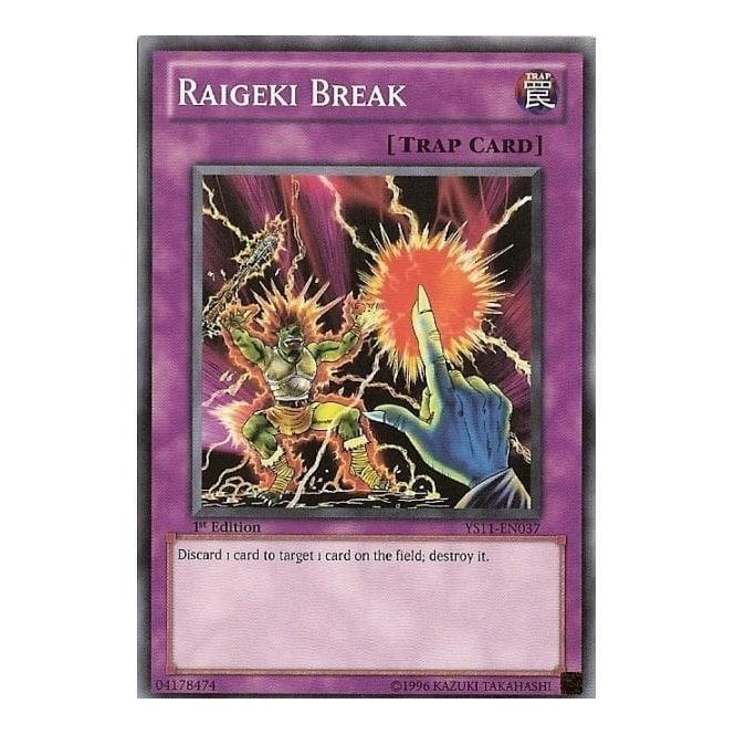 Yu-Gi-Oh! Card YS11-EN037 Raigeki Break (Common) | Chaos Cards