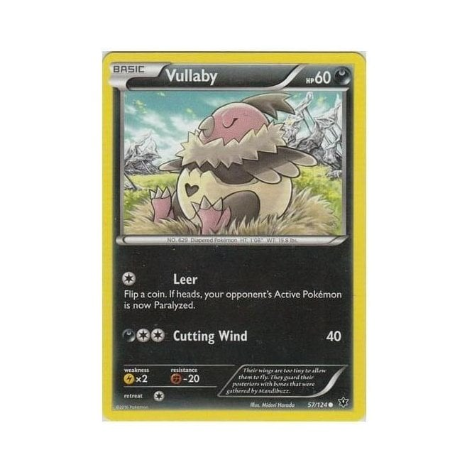 Pokemon Single Card XY - FATES COLLIDE - 057/124 : Vullaby | Chaos Cards