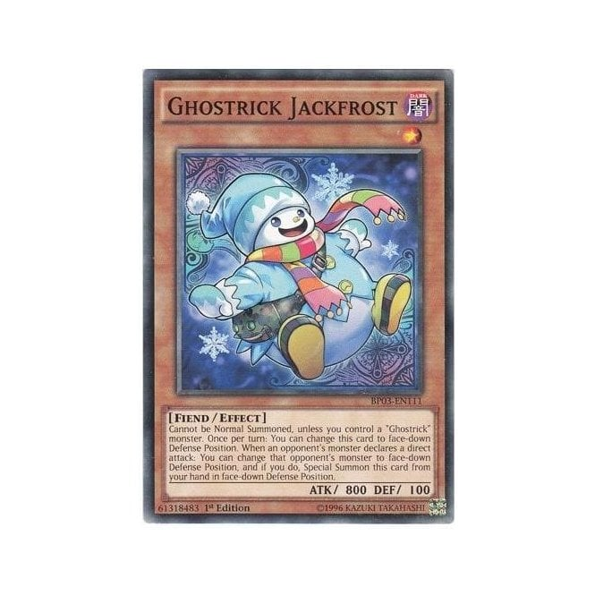 Yu-Gi-Oh! Card BP03-EN111 Ghostrick Jackfrost (Common) | Chaos Cards
