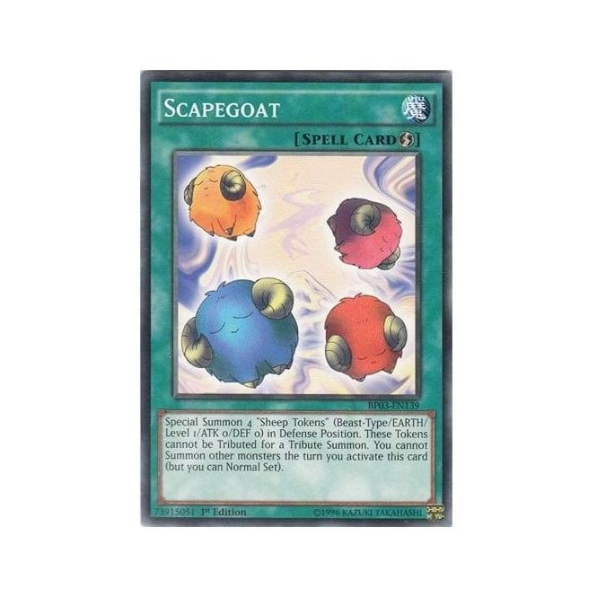 Yu-Gi-Oh! Card BP03-EN139 Scapegoat (Common) | Chaos Cards