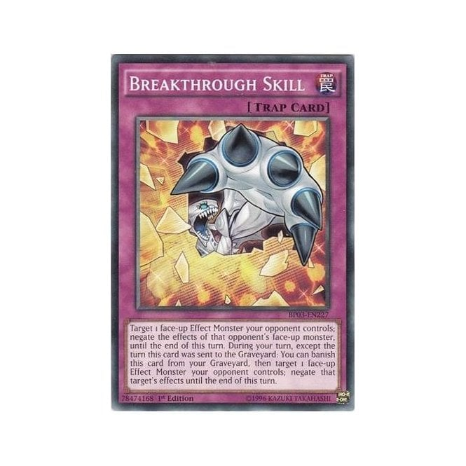 Yu-Gi-Oh! Card BP03-EN227 Breakthrough Skill (Common) | Chaos Cards