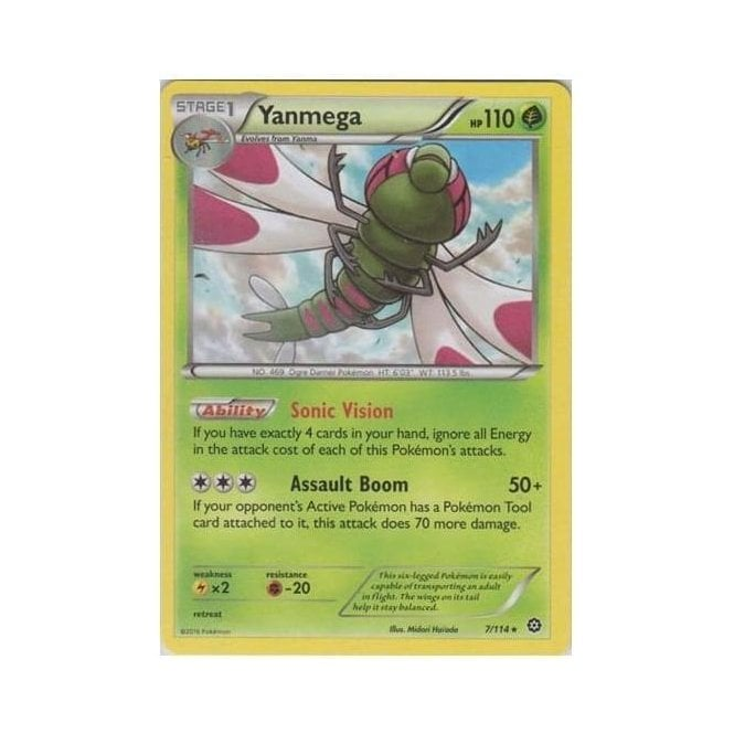 Pokemon Single Card XY - STEAM SIEGE - 007/114 : Yanmega | Chaos Cards