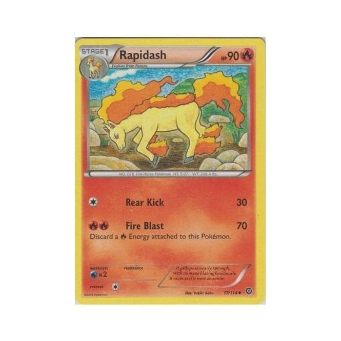 Pokemon Single Card XY - STEAM SIEGE (Reverse Holo) - 017/114 ...