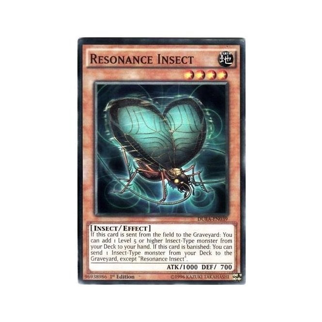 Yu Gi Oh Card Duea En039 Resonance Insect Common Chaos Cards