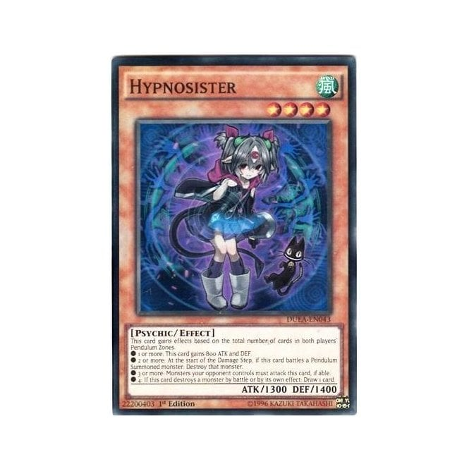 Yu-Gi-Oh! Card DUEA-EN043 Hypnosister (Super Rare) | Chaos Cards