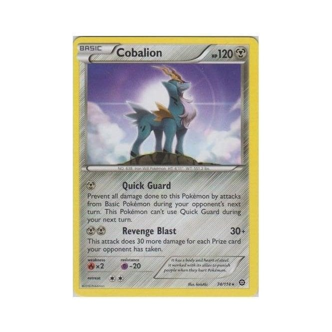Pokemon Single Card XY - STEAM SIEGE - 074/114 : Cobalion | Chaos Cards