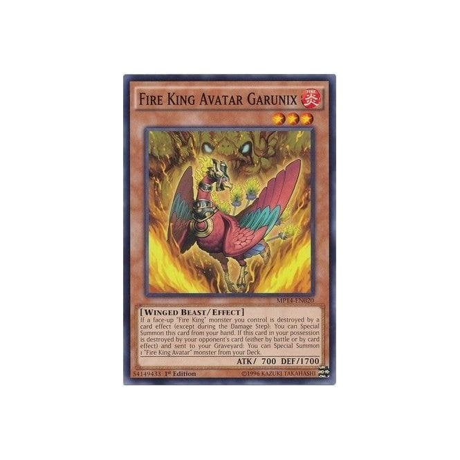 Yu-Gi-Oh! Card MP14-EN020 Fire King Avatar Garunix (Common) | Chaos Cards