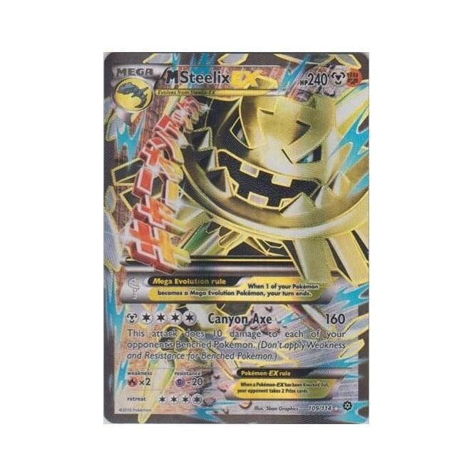 Pokemon Single Card XY - STEAM SIEGE - 109/114 : Mega Steelix EX ...