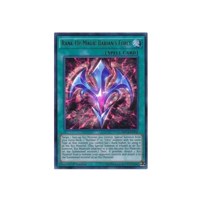 Yu-Gi-Oh! Card MP14-EN036 Rank-Up-Magic Barian's Force (Ultra Rare ...