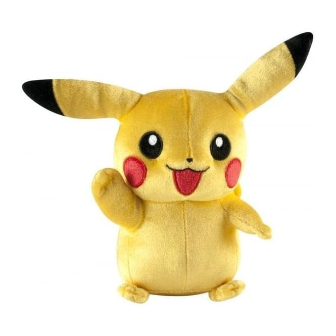 Pokemon Toy - 8-Inch Plush Pikachu Waving | Chaos Cards