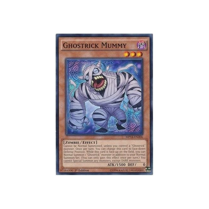 Yu Gi Oh Card Mp14 En206 Ghostrick Mummy Common Chaos Cards