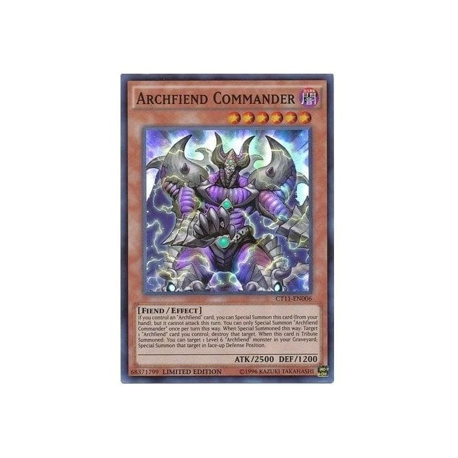 Yu-Gi-Oh! Promo Card CT11-EN006 Archfiend Commander | Chaos Cards