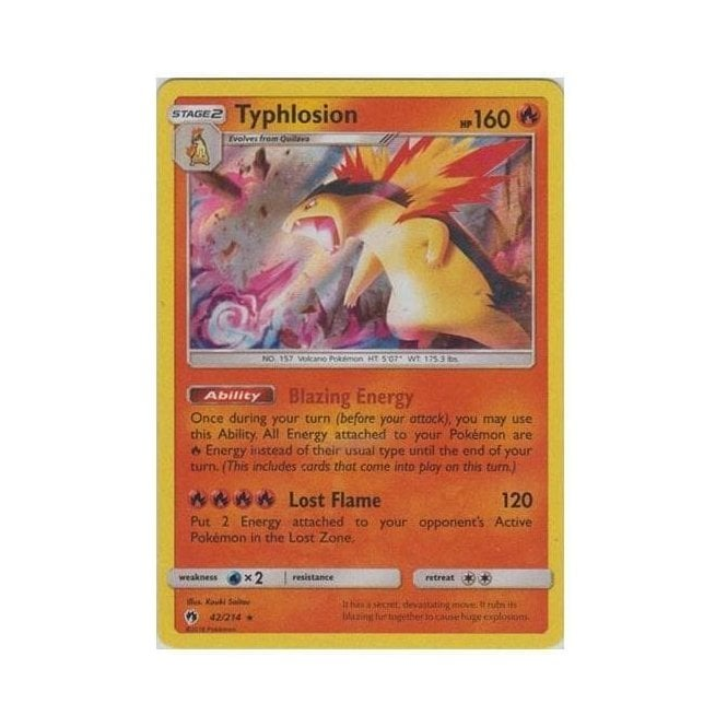 Mega Typhlosion Card Pokémon Cards Daily On X: "Typhlosion, 18/111,