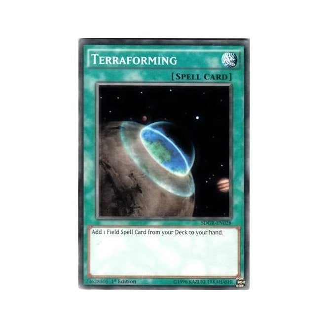 Yu-Gi-Oh! Card SDGR-EN028 Terraforming (Common ) | Chaos Cards