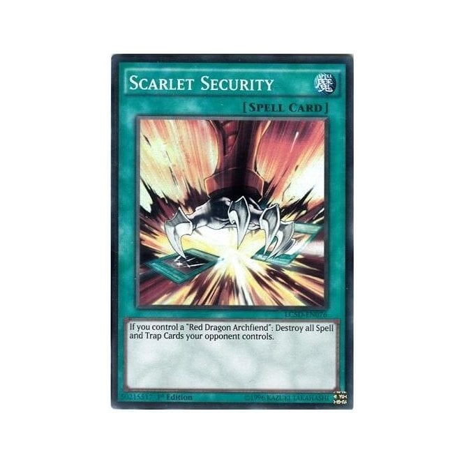 Yu-Gi-Oh! Card LC5D-EN076 Scarlet Security (Super Rare) | Chaos Cards