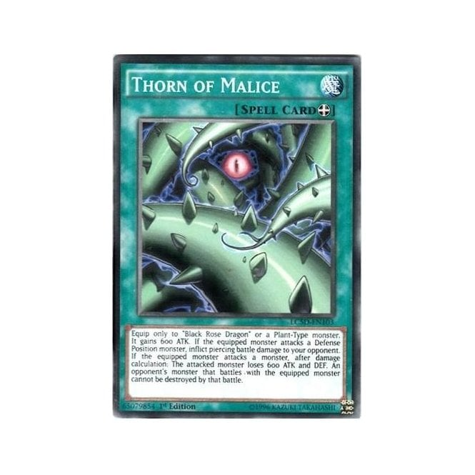 Yu-Gi-Oh! Card LC5D-EN103 Thorn of Malice (Common) | Chaos Cards