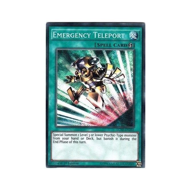 Yu-Gi-Oh! Card LC5D-EN251 Emergency Teleport (Secret Rare) | Chaos Cards