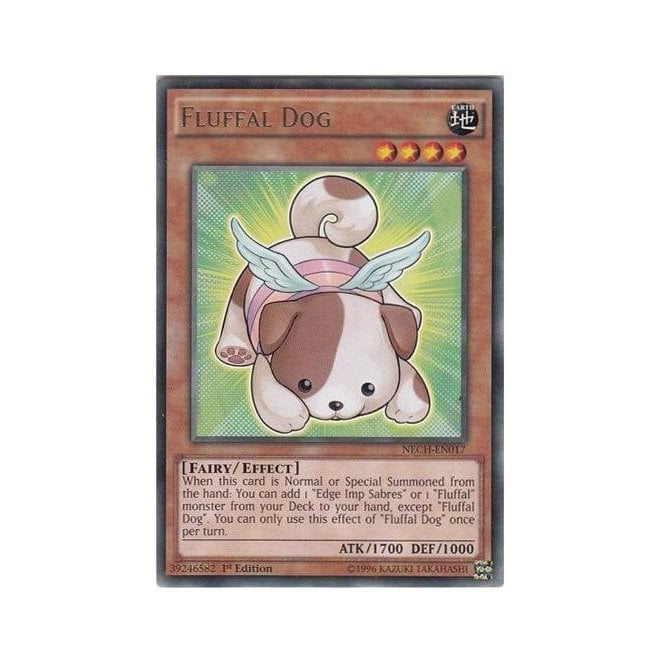 Yu-Gi-Oh! Card NECH-EN017 Fluffal Dog (Rare) | Chaos Cards