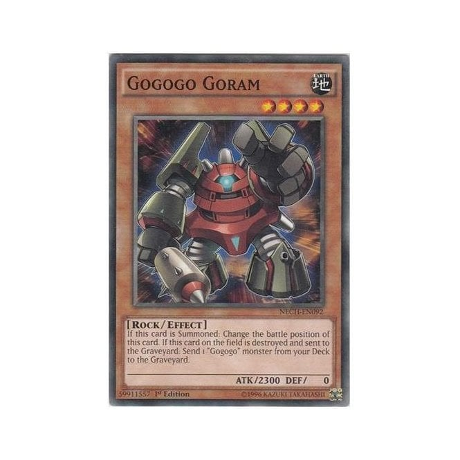 Yu-Gi-Oh! Card NECH-EN092 Gogogo Goram (Common) | Chaos Cards