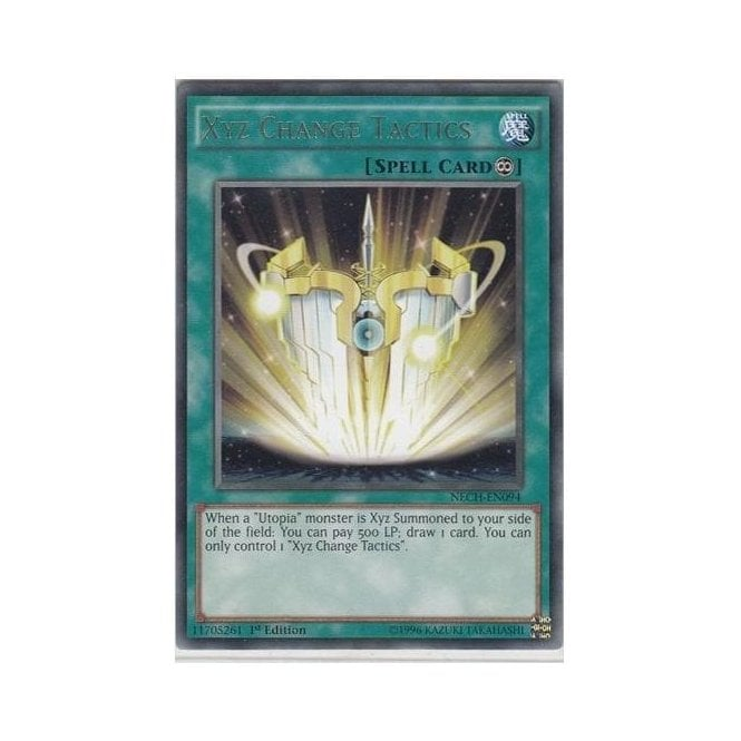 Yu-Gi-Oh! Card NECH-EN094 Xyz Change Tactics (Rare) | Chaos Cards
