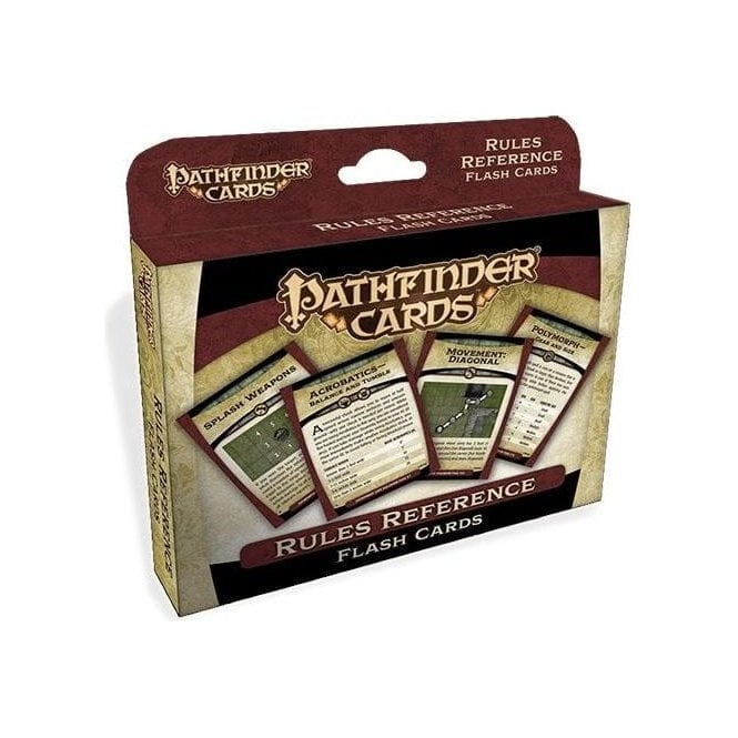 Pathfinder Campaign Cards: Rules References Flash Cards | Chaos Cards